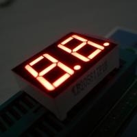 China 0.56inch Common Cathode 7-Segment LED Display Amber Color Dual Digit for sale