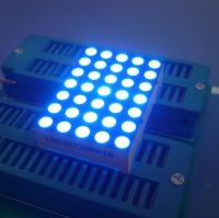 China Pure White 5x7 Dot Matrix LED Display Board - 1.2 Inch 3mm Size, 120-140mcd Brightness for Scrolling Message Signs for sale