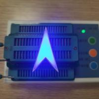 China Elevator Common Anode Bicolor Arrow LED Display 36x20x8mm 100-120mcd Red/Blue Indicator Module for sale