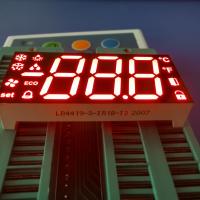 China Triple Common Anode 100mcd 17mm 7 Segment LED Display for sale