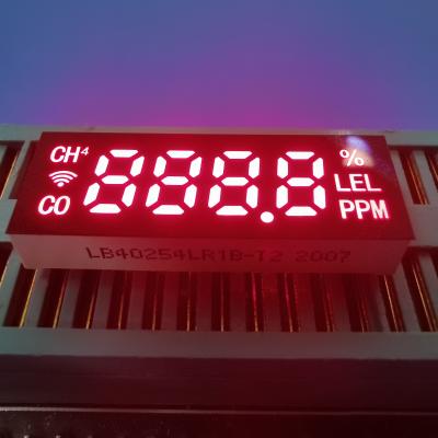 China Gemeenschappelijke Anode 6.2mm Cijfer 4 Zeven Segment Geleide Vertoning Te koop