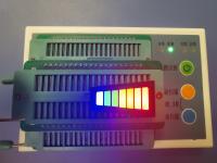 China 7 Segment 3.3V 120mcd Common Anode Trapezoid LED Light Bar - 14x25x7.2mm Multi-Color Display Module for sale