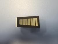 China 7 Segment 3.3V 120mcd Common Anode Trapezoid LED Light Bar - 14x25x7.2mm Multi-Color Display Module for sale