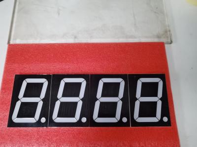 China Solo dígito 4" pantalla LED 35mcd del segmento de 20mA 635nm 7 en venta