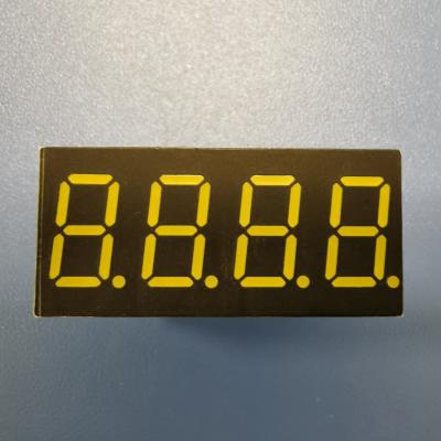 China Cátodo comum 0,36" 4 exposição de diodo emissor de luz 80mW do segmento do dígito sete à venda