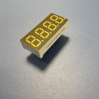 China Cátodo comum 0,36" 4 exposição de diodo emissor de luz 80mW do segmento do dígito sete à venda