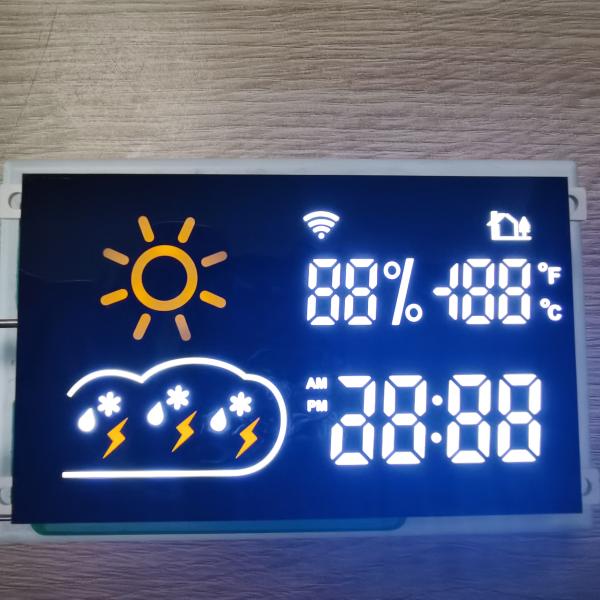Exposição de diodo emissor de luz do segmento de ROHS 80mcd 7 para o módulo da previsão de tempo