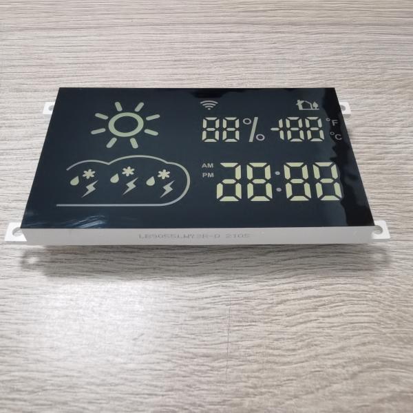 Exposição de diodo emissor de luz do segmento de ROHS 80mcd 7 para o módulo da previsão de tempo