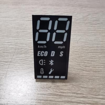 China Double Color 2 Digit  7 Segment Common Anode SMD Type LED Display For Electromobile for sale