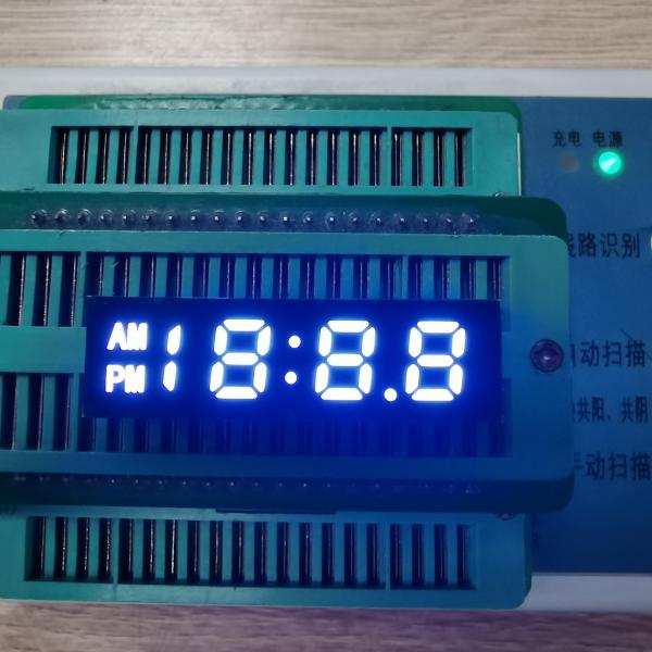 시계용 0.25인치 4자리 7 세그먼트 LED 디스플레이 울트라 화이트