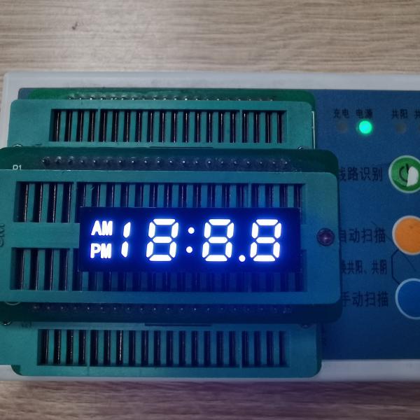 시계용 0.25인치 4자리 7 세그먼트 LED 디스플레이 울트라 화이트