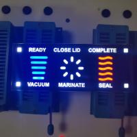 China Multicolour 7 Segment LED Display 30mcd Common Cathode for Vacuum Cleaner with 80,000hr Lifespan for sale