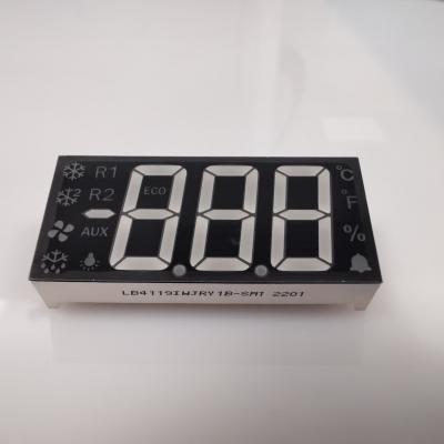 China Ultra Wit/Rood /Yellow /Green 3 Cijfer 7 Segment LEIDENE Vertoning voor Temperatuurcontrole Te koop