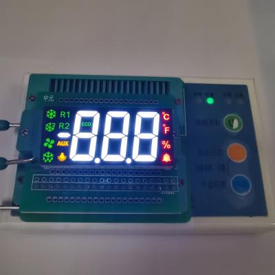 China Ultra Wit/Rood /Yellow /Green 3 Cijfer 7 Segment LEIDENE Vertoning voor Temperatuurcontrole Te koop