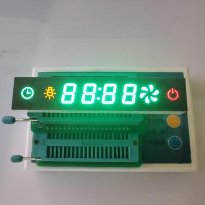 Chine AFFICHAGE À LED noir de chiffre de la coutume 4 de Diaphragamtion de film de couleur ultra lumineuse de Grenn pour le capot de cuisine à vendre