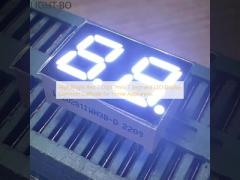 High Bright Red 2 Digit 7mm 7 Segment LED Display Common Cathode for Home Appliances