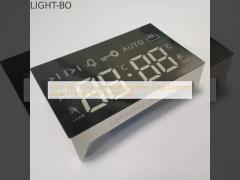 LED-Display 7 Segment Ultra-Helliges Bernstein 4 Ziffern Gemeinsame Anode für 4 Tasten Berührung Eingebauter Ofen