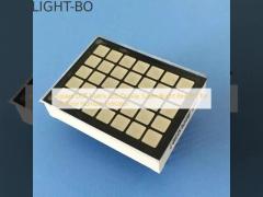 Quadratische DOT-Matrix-LED-Anzeige Superhelles Rot 5*7 für Aufzugsbodennummern