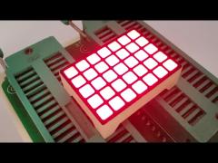 Display LED Matriz de Pontos Quadrada 5*7 Vermelho Super Brilhante para Indicador de Andar de Elevador