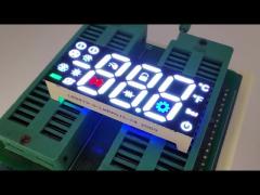 Display LED de 7 segmentos de 17mm de 3 dígitos Branco/Azul/Verde/Vermelho para Controlador de Geladeira