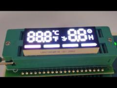Ultra White/Red 7 Segment LED Clock Display Module for Automotive Time/ Temperature Indicator