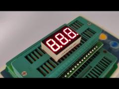 Rood 0,36“ 3-cijferig 7-segment LED-display voor temperatuur/vochtigheidsindicator