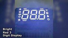 3 Digit LED Display 14.2mm Red Ultra Bright