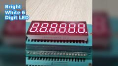 0.36 Inch 6 Digit White 7 Segment LED Display