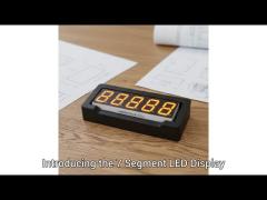 7 Segment LED Display 0.39inch Orange CA for Digital Frequency Convertor