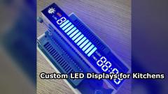 Custom 7 Segment LED Display for Kitchen Hoods