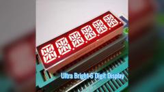 6 Digit 14 Segment LED Display for Industrial Converters