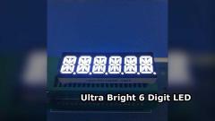 Ultra Bright 6 Digit 14 Segment LED Display for Instruments