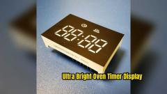 Ultra Bright White LED Display for Oven Timers