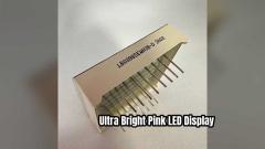 0 8 Inch Pink 7 Segment LED Display for Digital Indicators