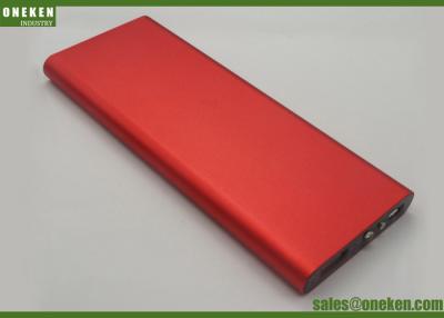 China LED Lights Fast Charging Power Bank 6000mAh Aluminum Alloy Multicolor For Promotion for sale