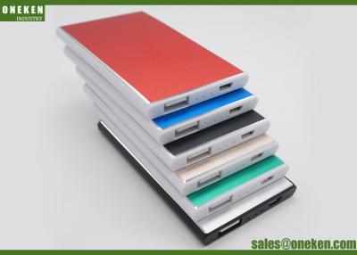 China Metal Surface Ultra Slim Power Bank USB Universal 2000mAh For Mobile Phones for sale