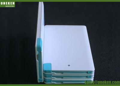 China Multifunction Ultra Slim Power Bank Credit Card Size 2500mAh With Built In Cable for sale