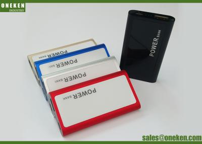 China Easy Carry 2000mAh Metal Power Bank Fashion Type With Silk Screen / Laser Logo for sale