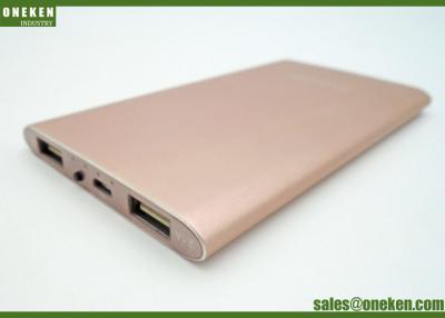 China High Compatibility Ultra Slim 4000mah Power Bank Silk - Screen LOGO With Dual USB for sale