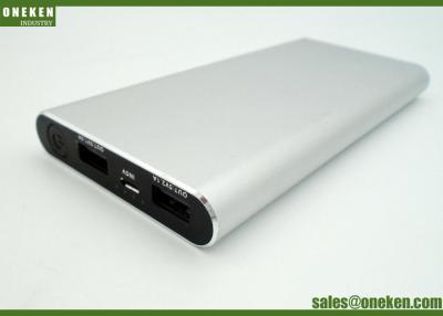 China USB Connected Metal Power Bank Battery Backup 11000mAh Portable Phone Battery Charger for sale