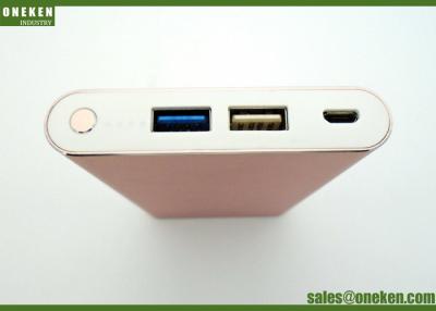 China 10000mAh Battery High Capacity Power Bank For Mobile Phone 141 * 76 * 16mm for sale