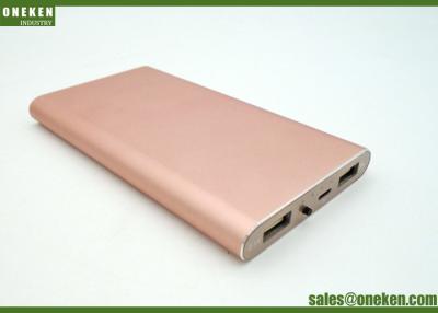 China High Compatibility Mobile Phone Battery Bank 6000MAh 170g With Dual USB Output for sale