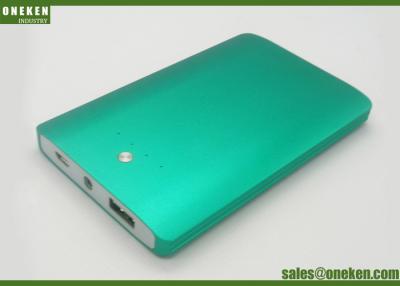 China Ultra Slim Power Bank 11 * 68 * 118mm , Metal 4000mah Battery Chargers For Cell Phones for sale