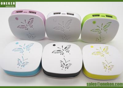 China Butterfly Design 18650 Power Bank 5200mAh Dual Port 5V / 1A For Cell Phone for sale