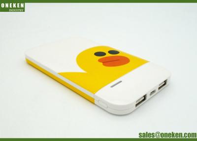 China Super Thin Portable Power Bank For Mobile Devices 5000mAh Lithium Polymer Battery for sale
