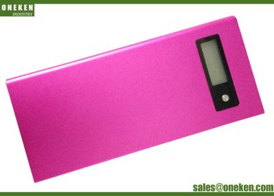 China Dual Output LCD Display Power Bank 8000mAh Silk - Screen Logo With Metal Shell for sale