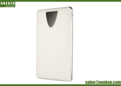 China Customer LOGO LCD  Power Bank , 122 * 73 * 17mm Portable External Battery Charger for sale