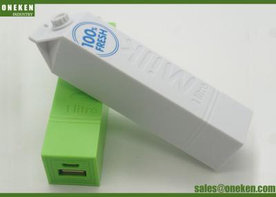 China Small Portable Milk Bottle 18650 Power Bank 2600mAh Promotion Gift for sale