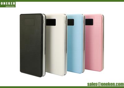 China 8000 Mah Portable Power Bank , Smart Power Bank With LCD Display And Light for sale