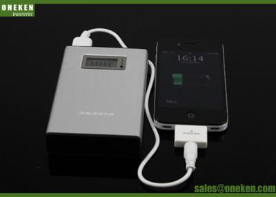 China Mobile Power Bank 12000mah Dual USB LCD Display External Battery Portable Charger for sale